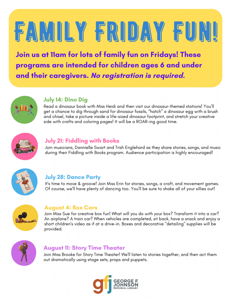Family Friday Fun | George F. Johnson Memorial Library